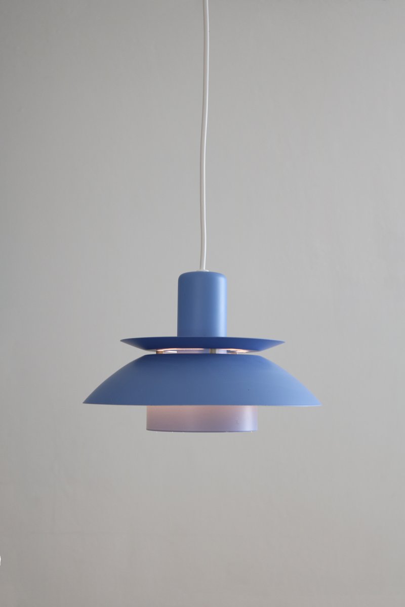 Small Danish Slatted Pendant Lamp by ES Horn, 1970s for sale at Pamono