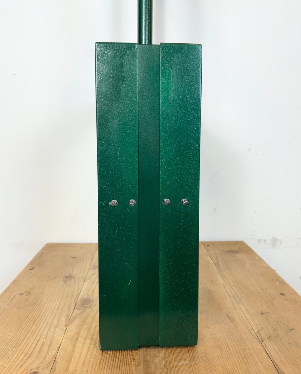 Large Industrial Square Double Sided Factory Ceiling Clock from ...