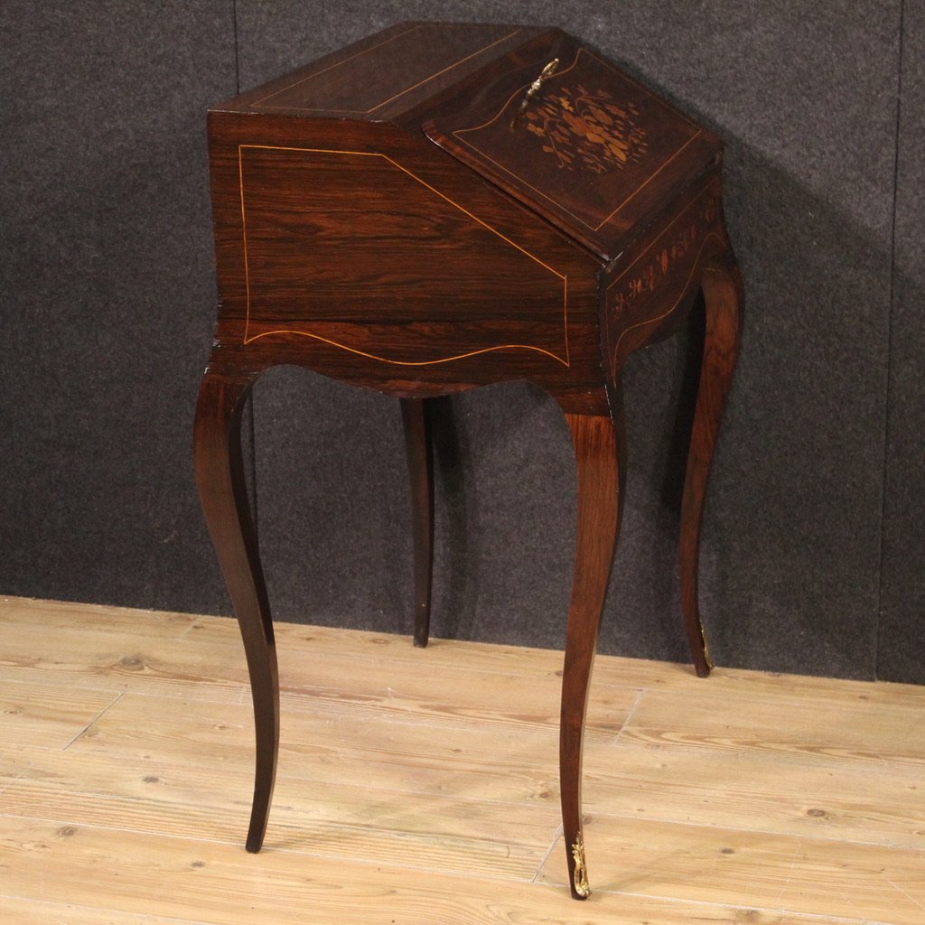 Louis XV Inlaid Bureau, 1920s for sale at Pamono