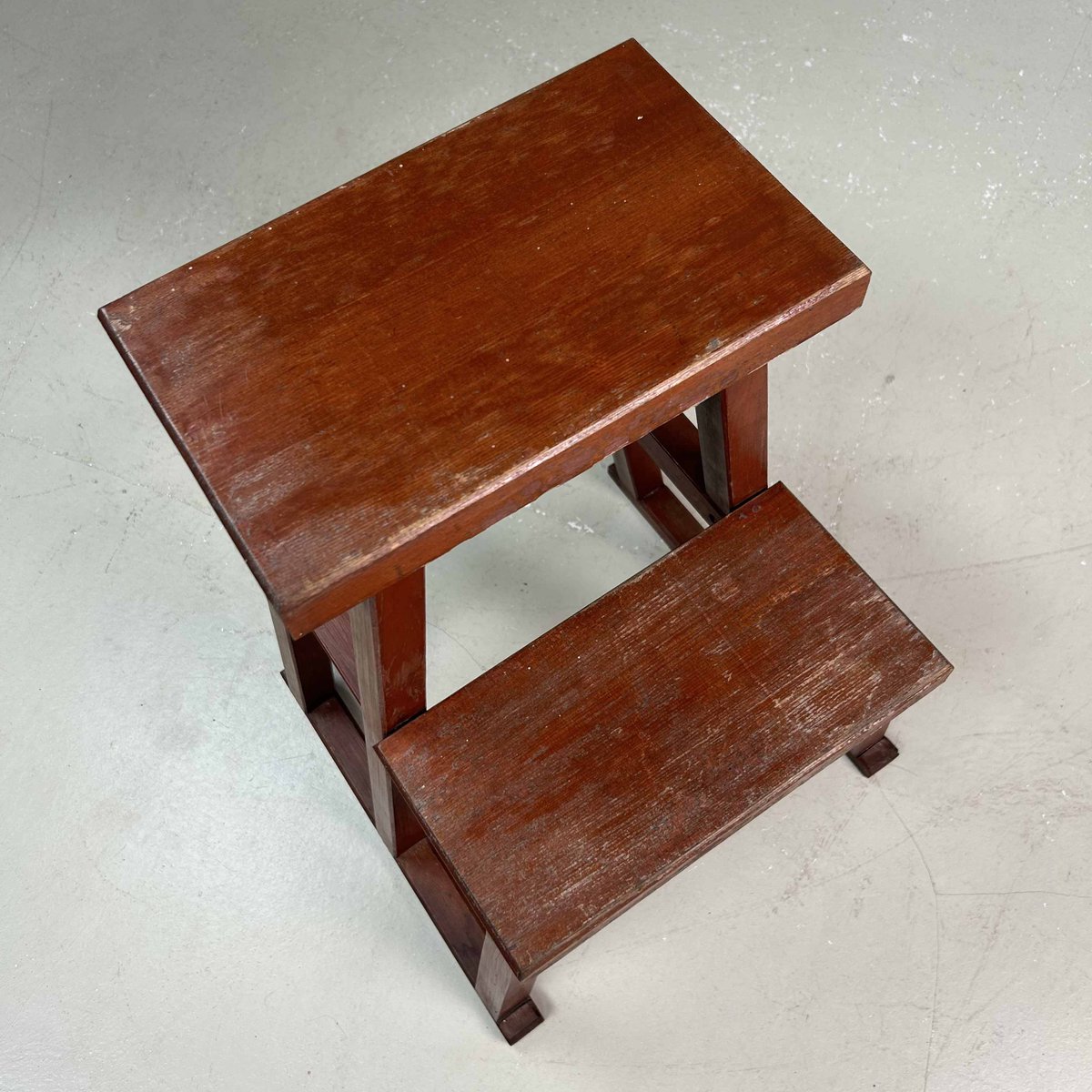 Vintage Wooden Stool, Japan, 1960s for sale at Pamono