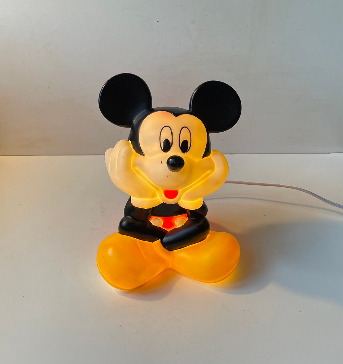 Vintage Mickey Mouse Table Lamp from Disney, 1990s for sale at Pamono