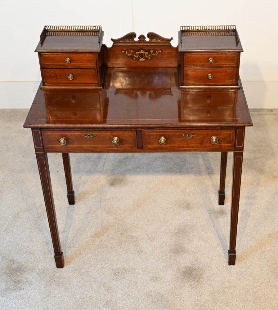 Edwardian Ladies Writing Table in Mahogany, 1900s for sale at Pamono