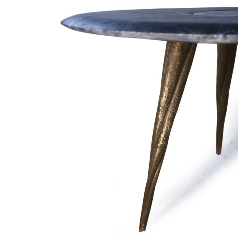 Share Marble Dining Table by Jean Pascal Levy-Trumet for sale at Pamono