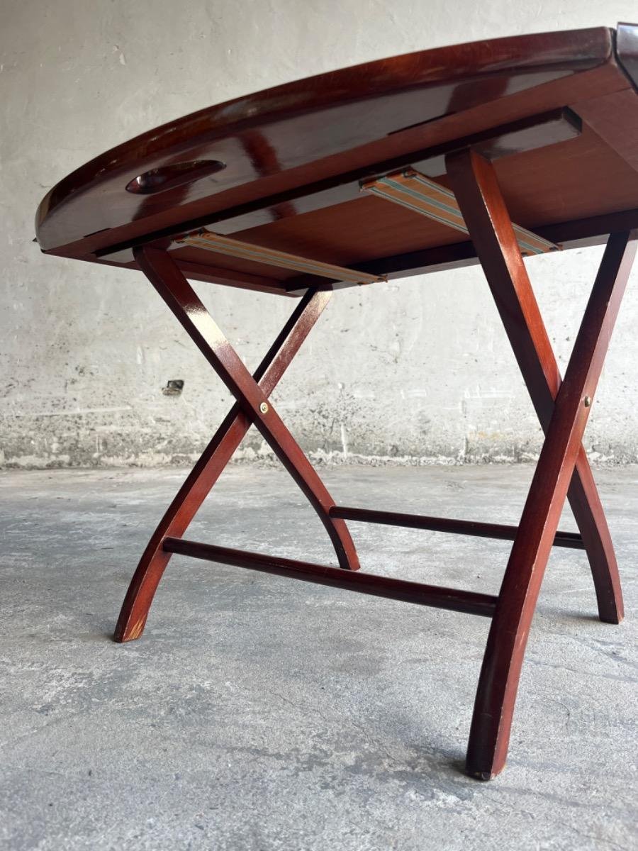 British Butler Boat Table on Trestles for sale at Pamono