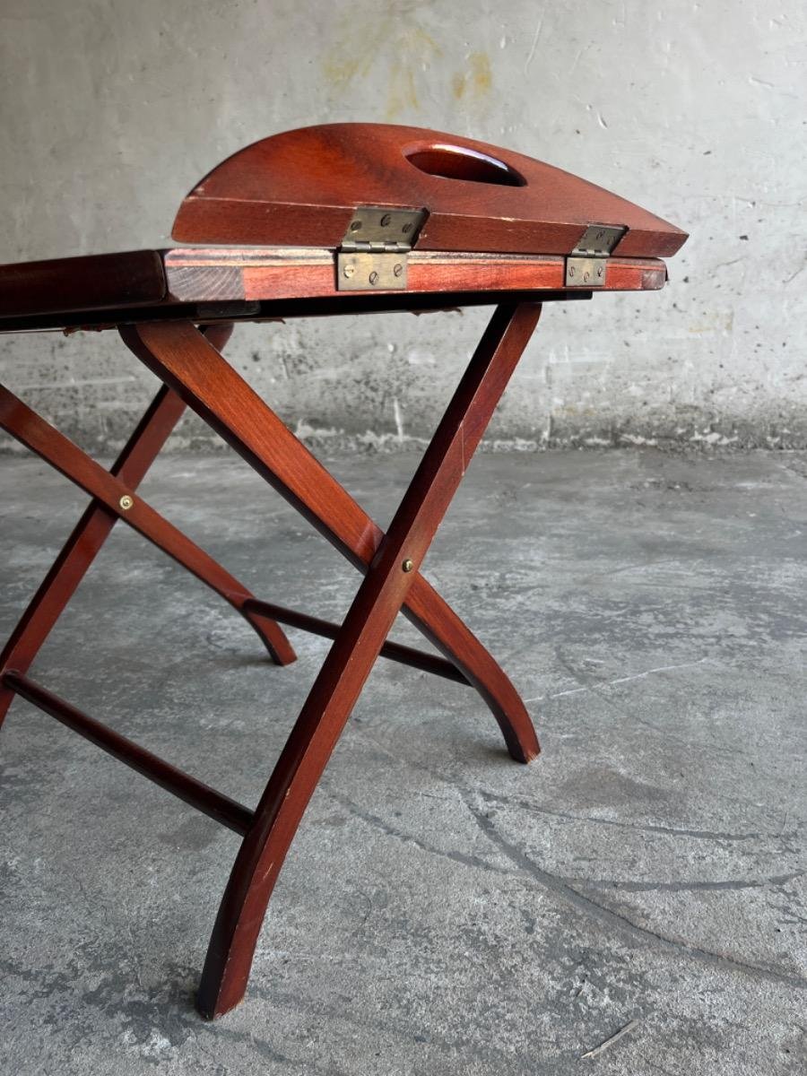 British Butler Boat Table on Trestles for sale at Pamono
