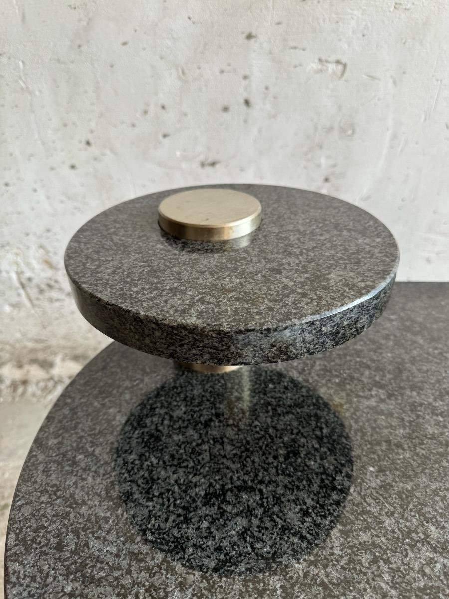Marble Inox Coffee Table for sale at Pamono
