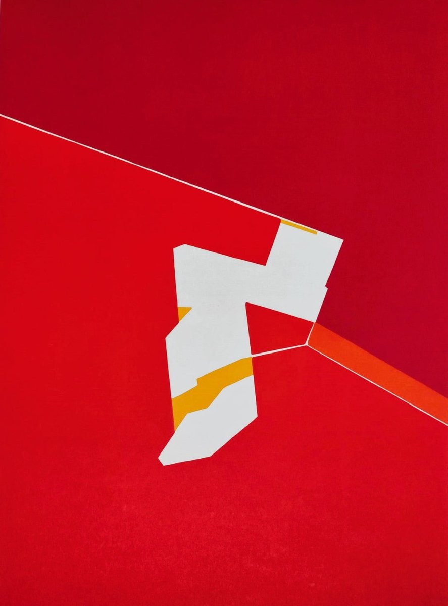 Pablo Palazuelo, Abstraction in Red, 1970, Original Lithograph for sale ...