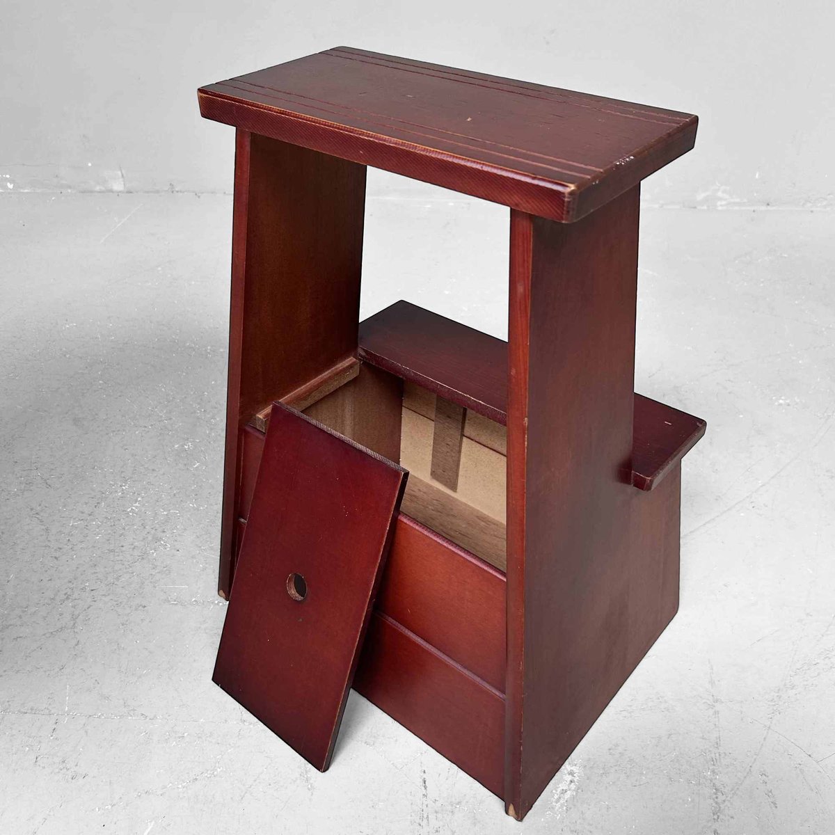 Japanese Wooden Step Stool, 1980s for sale at Pamono