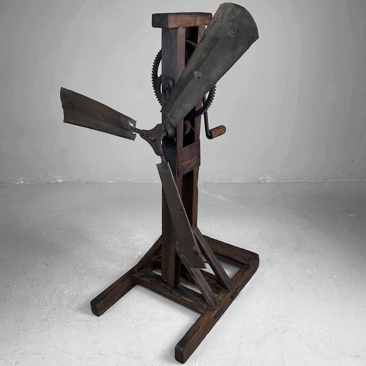 Antique Japanese Rice Windmill, 1890s for sale at Pamono