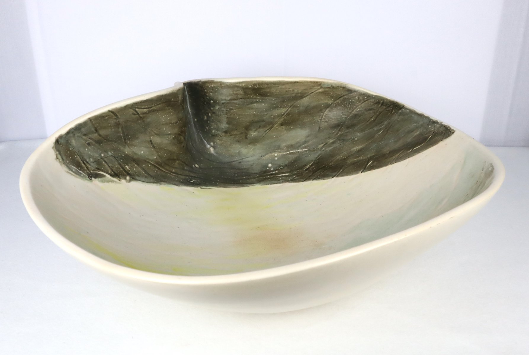 Very Large Ceramic Bowl by Mado Jolain, 1950s for sale at Pamono