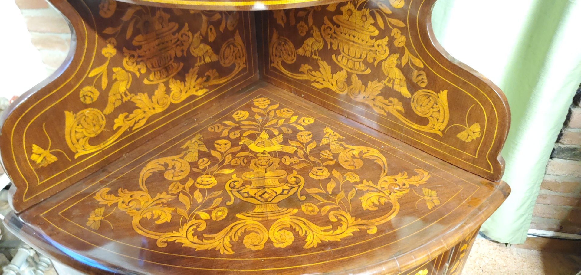 Antique Dutch Corner Sideboard for sale at Pamono