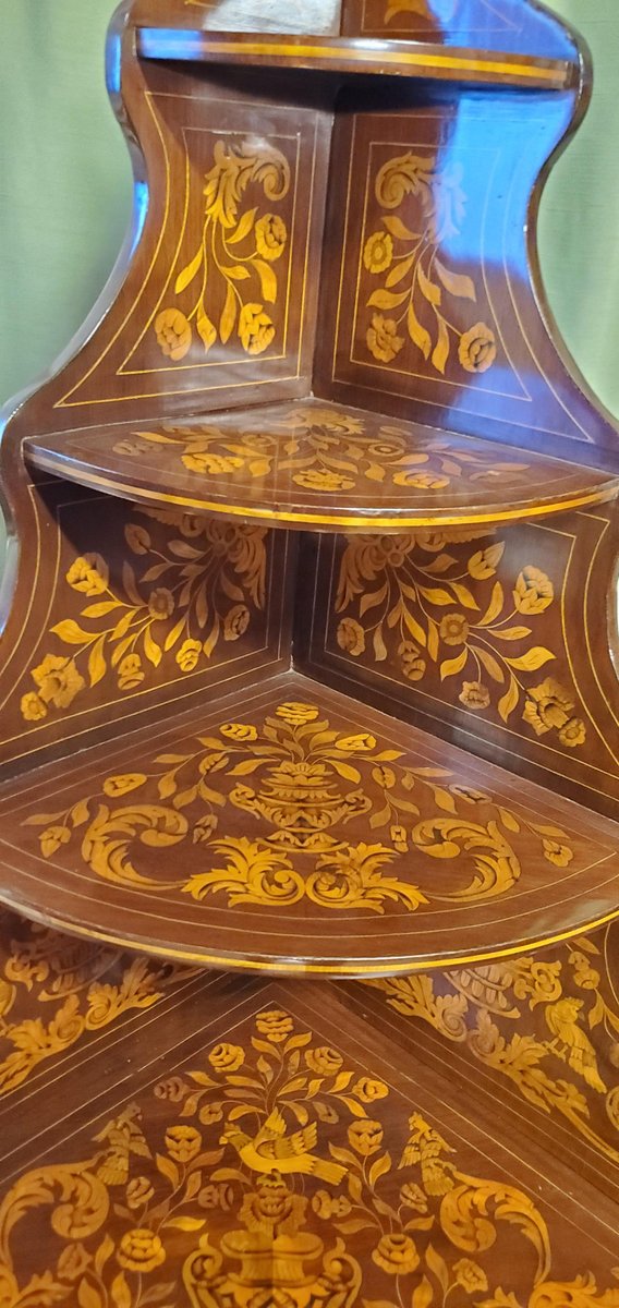 Antique Dutch Corner Sideboard for sale at Pamono