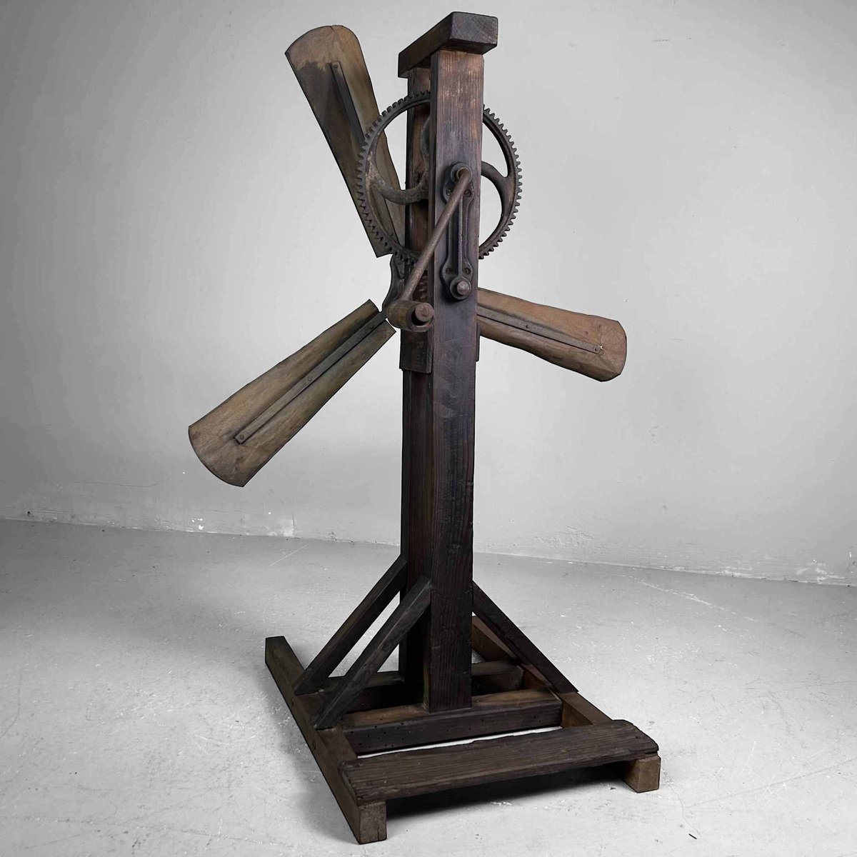 Antique Japanese Rice Windmill, 1890s for sale at Pamono