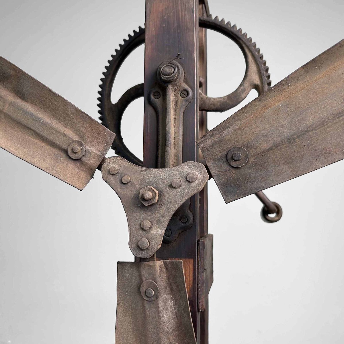 Antique Japanese Rice Windmill, 1890s for sale at Pamono