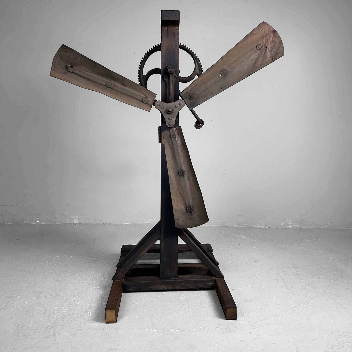 Antique Japanese Rice Windmill, 1890s for sale at Pamono