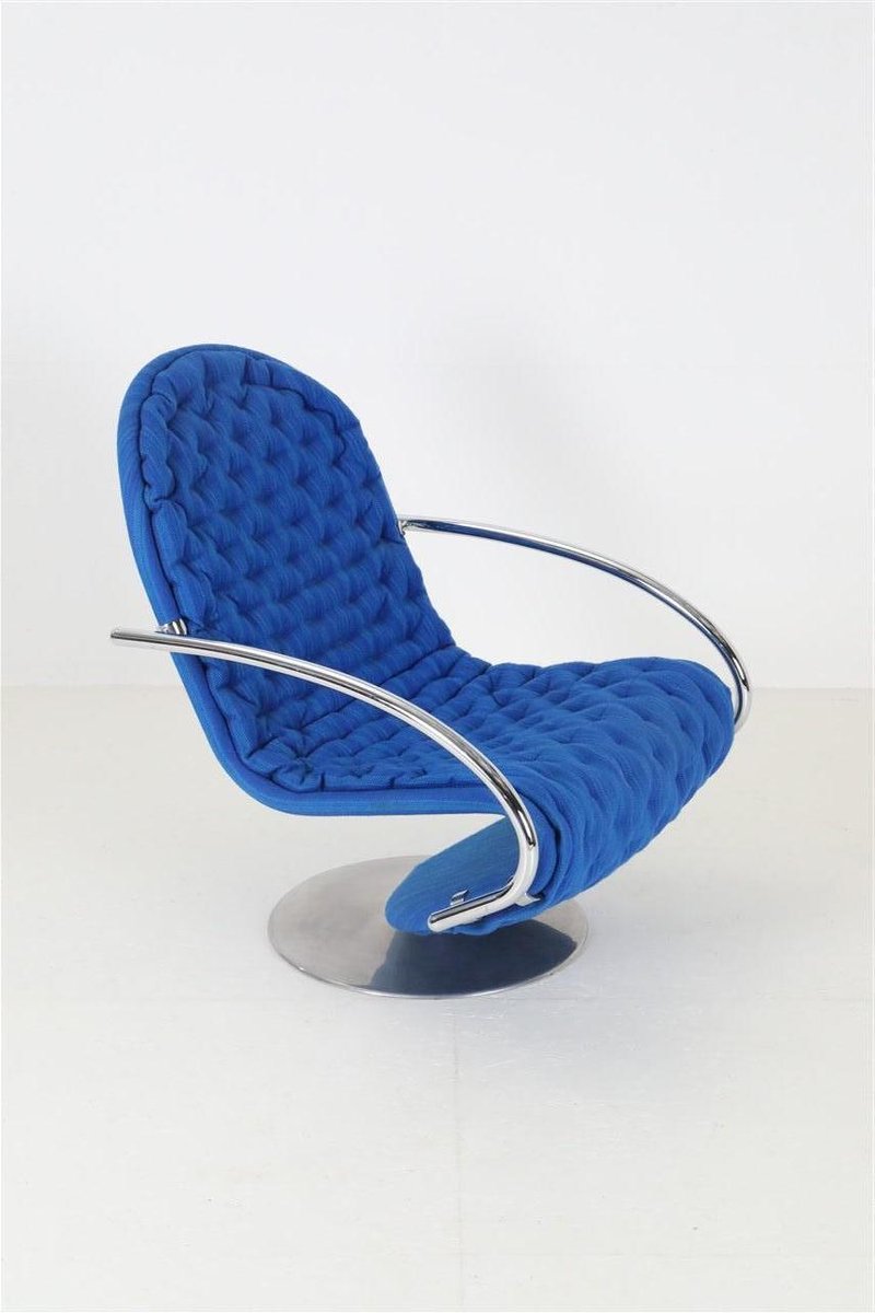 Chaise Pivotante Vintage par Verner Panton pour Fritz Hansen, 1970s en ...