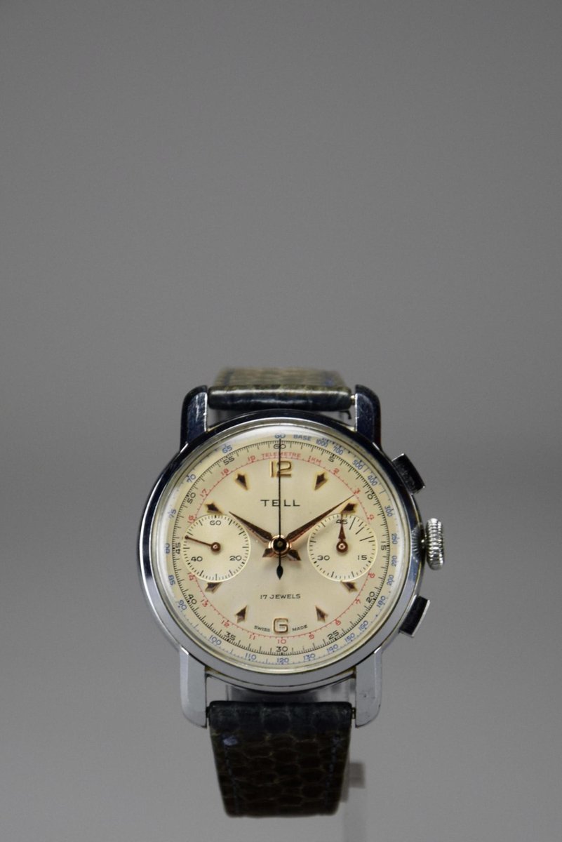 Vintage Swiss Chronograph for sale at Pamono