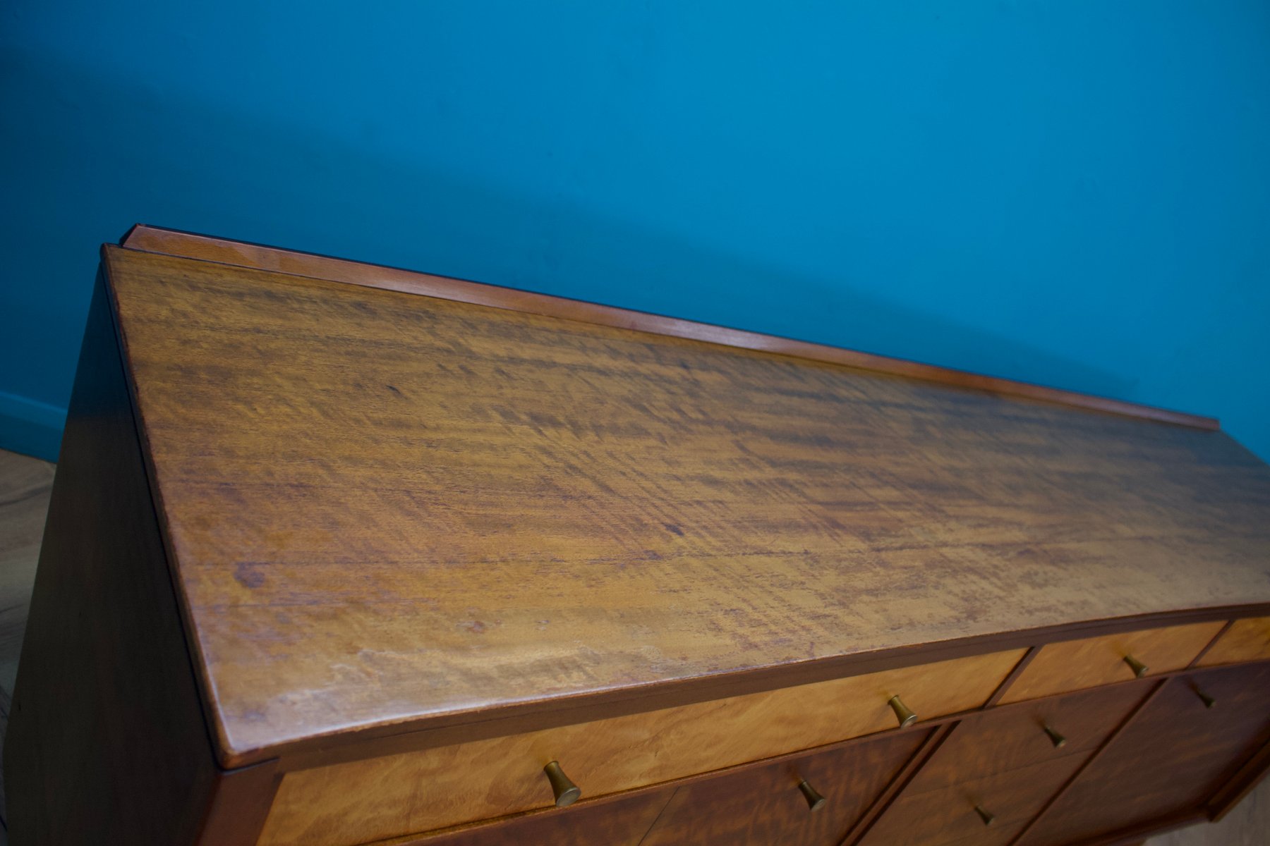 Walnut and Maple Sideboard for sale at Pamono