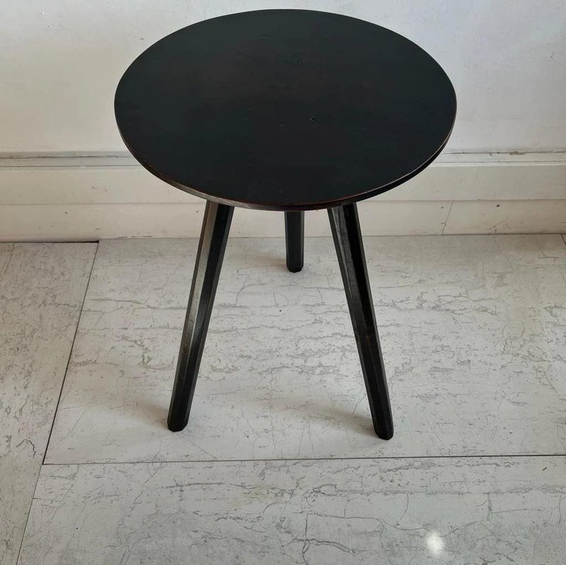 Reclaimed Wood Tripod Table for sale at Pamono