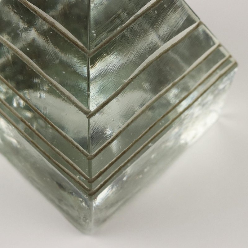 Vintage Pyramid in Glass by Pompeo Pianezzola for Appiani, 1960s for ...