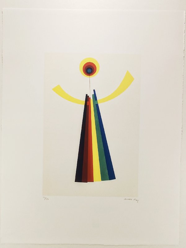 Man Ray, Composition, Limited Edition Lithograph, 1970s for sale at Pamono