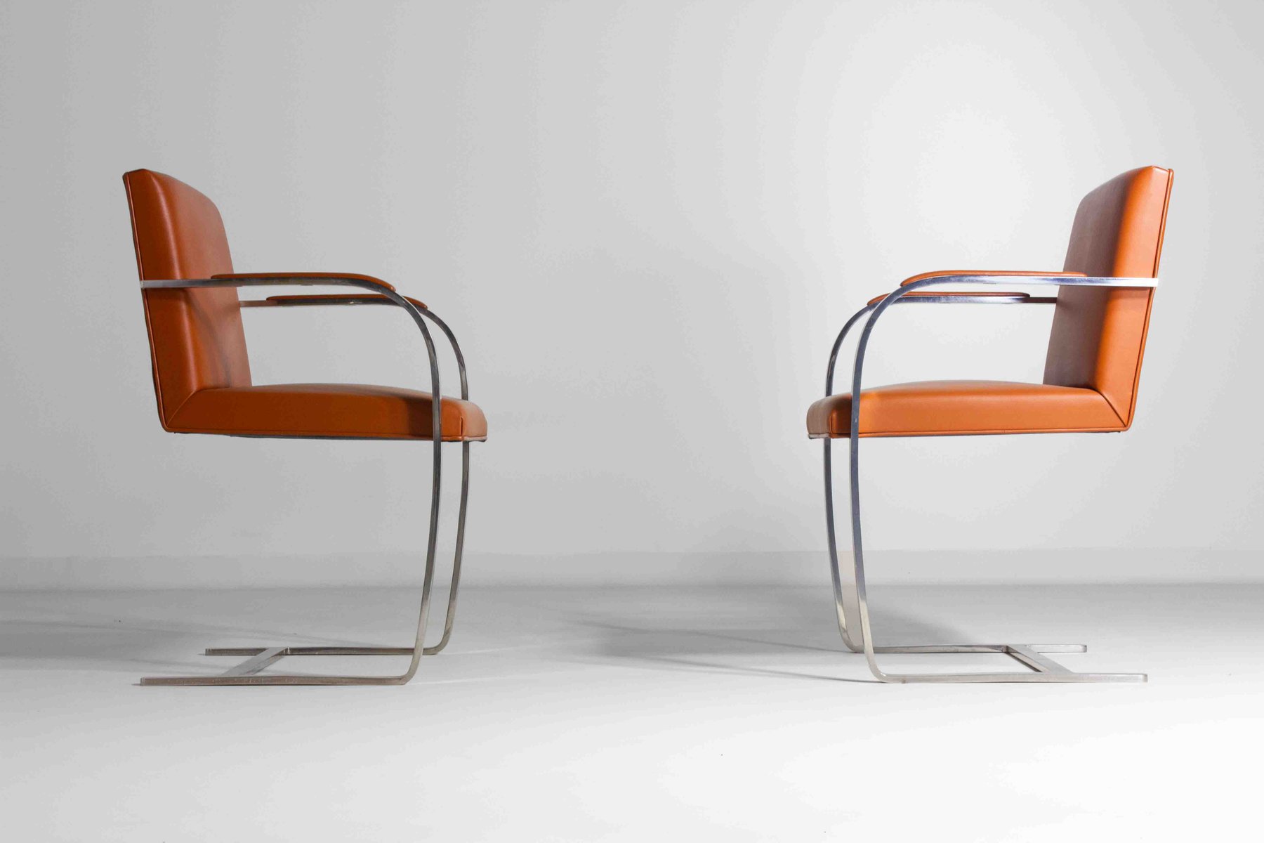 BRNO Chairs by Mies Van Der Rohe for Knoll International, 1970s, Set of ...