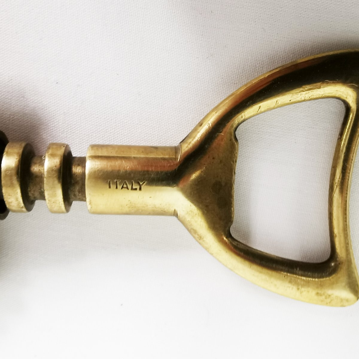 Italian Brass Wine Corkscrew, 1960s for sale at Pamono