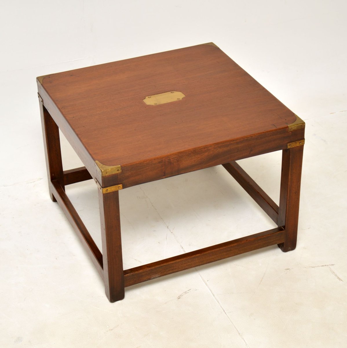 Vintage Military Campaign Side Table, 1930s for sale at Pamono