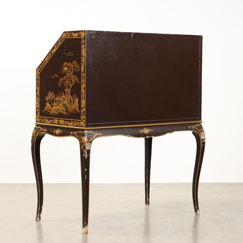Chinoiserie Console Table with Flap for sale at Pamono