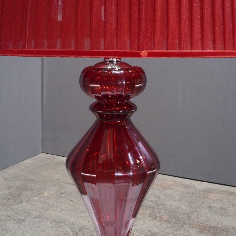 Casa Red Murano Table Lamp from Fendi for sale at Pamono