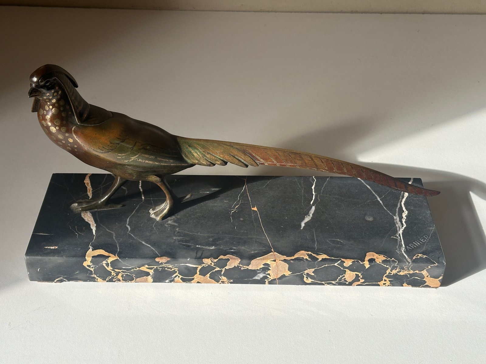 Art Deco Animal Bronze by René Varnier, 1930 for sale at Pamono