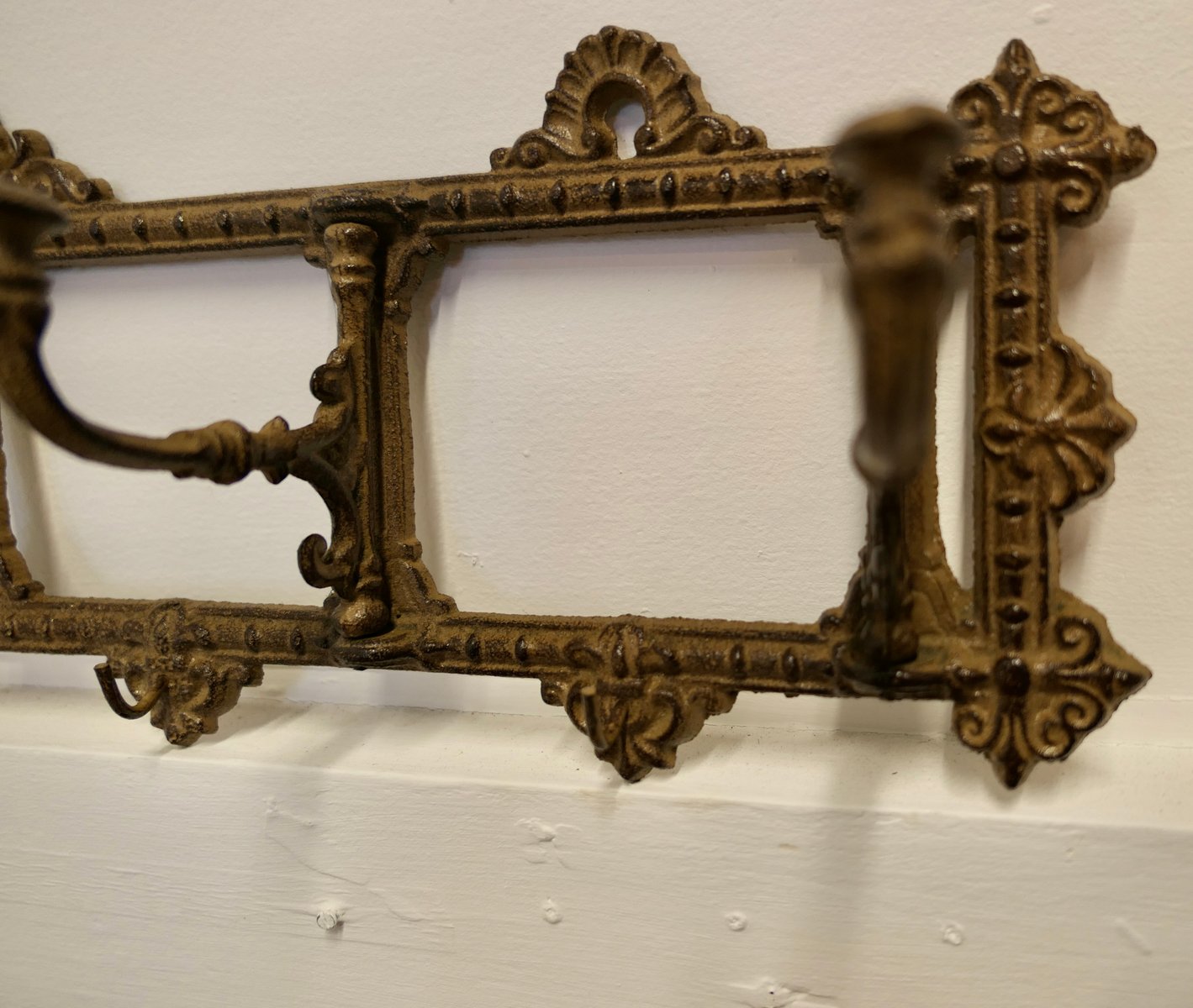 French Folding Coat Hook Rack, 1930s for sale at Pamono