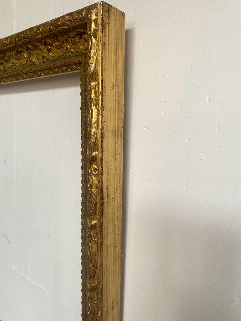 Bohemian Wooden Golden Frame for sale at Pamono