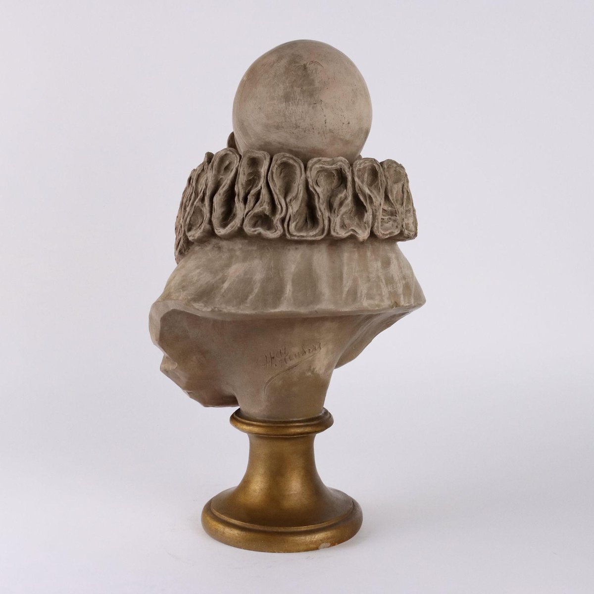 Bust of Boy in Terracotta by Herman Heusers for sale at Pamono