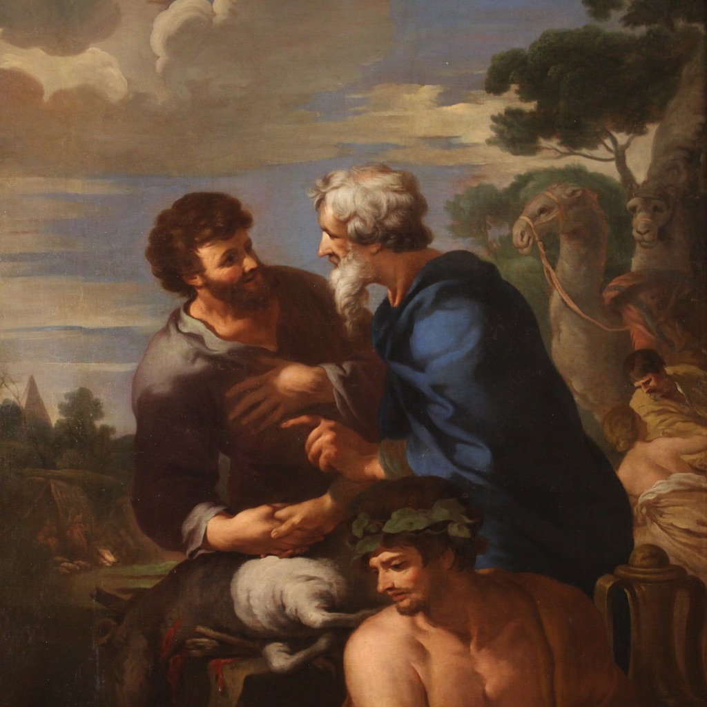 Italian Artist, The Alliance of Jacob and Laban, 1650, Oil on Canvas ...