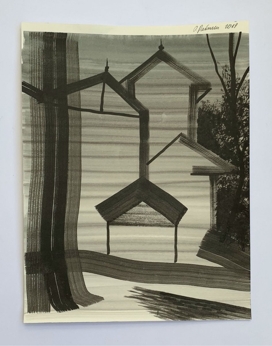 Olga Pawłowska, Untitled, Drawing on Paper, 2019 for sale at Pamono