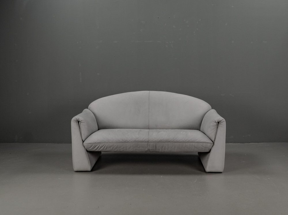 Octanova Light Gray Nubuck Leather Sofa by Peter Maly for COR, 1980s ...