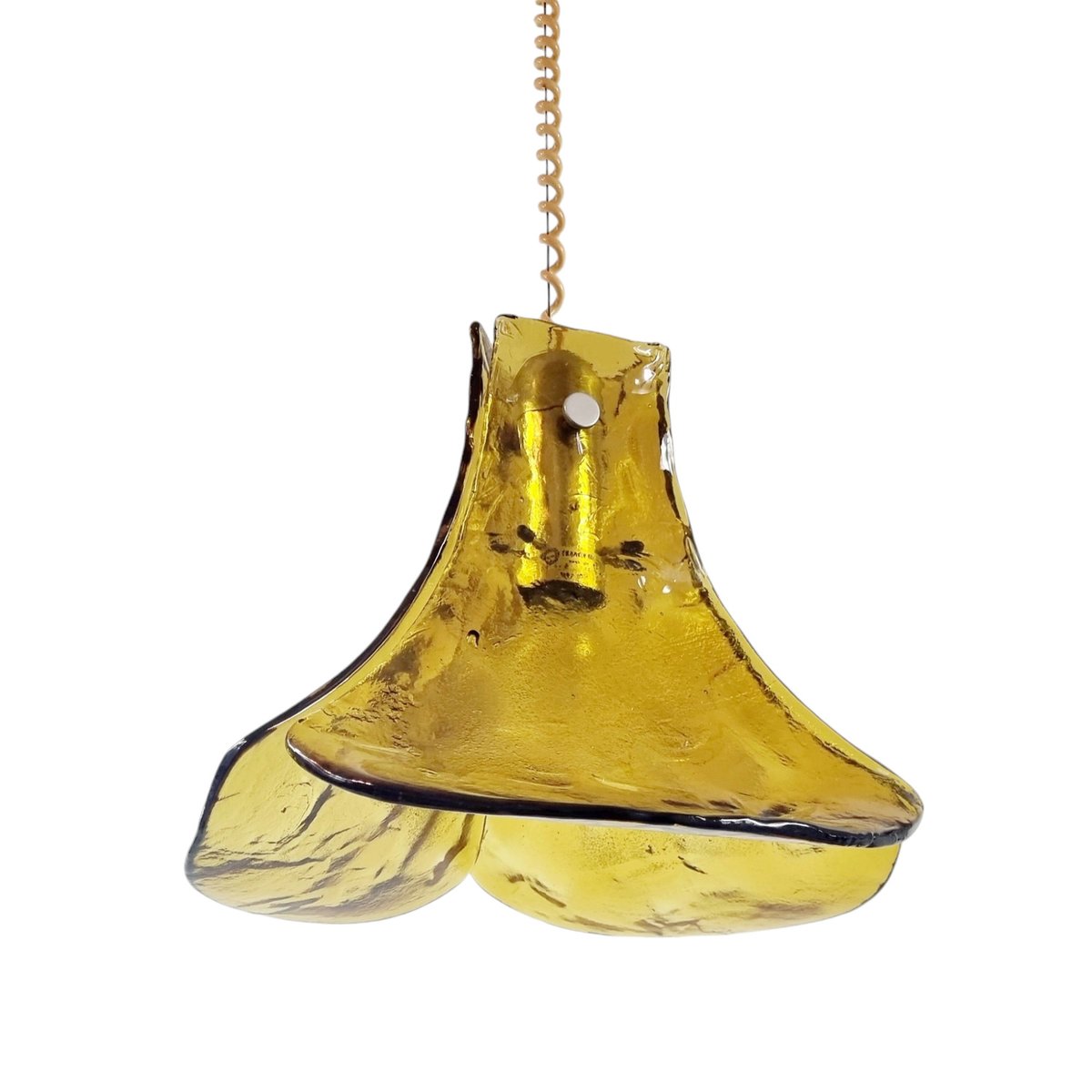 Mid-Century Murano Glass Floral Ceiling Light from Kalmar Franken, Austria, 1960s for sale at Pamono
