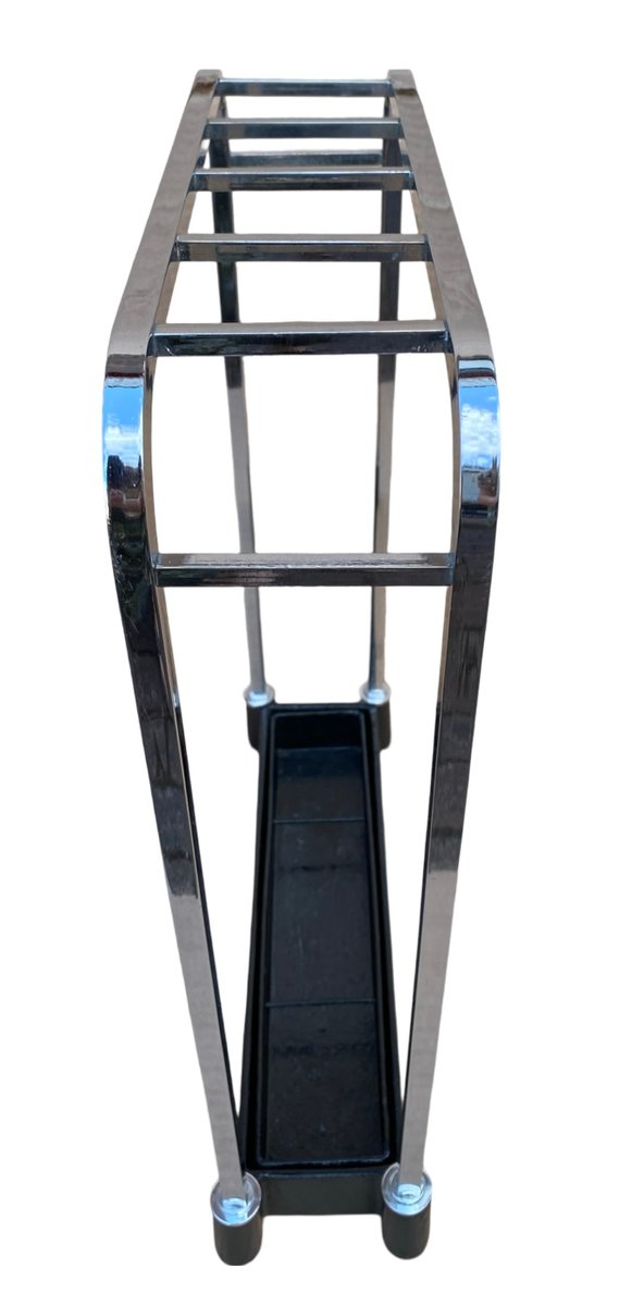 Art Deco Chrome Umbrella Stand, 1920s for sale at Pamono