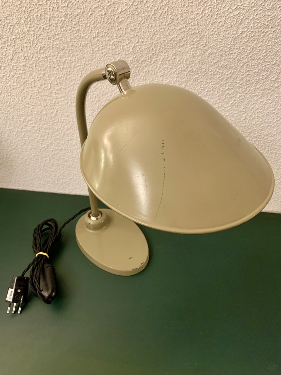 Art Deco Swan Table Lamp by Bag Turgi, 1950s for sale at Pamono