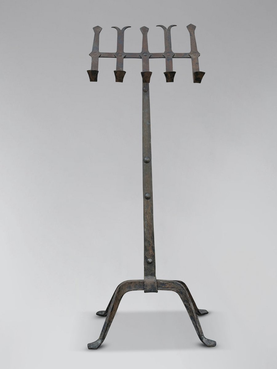 19th Century Wrought Iron Gothic Revival Lectern, 1880 for sale at Pamono