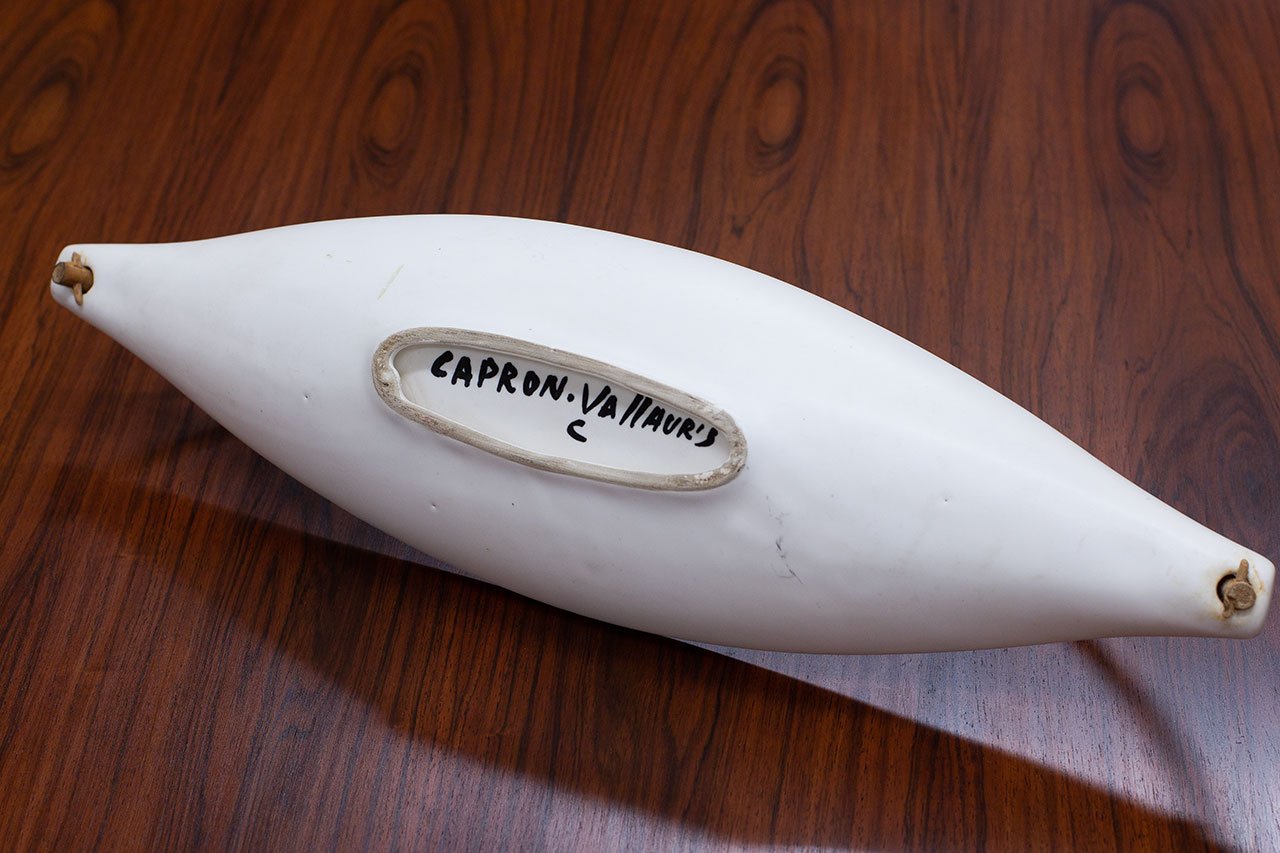 Vintage French Oblong Shaped Ceramic Bowl by Roger Capron, 1960s for ...