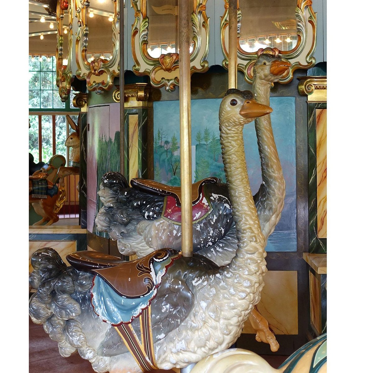 Children Carousel Ostrich, Germany, 1890s for sale at Pamono