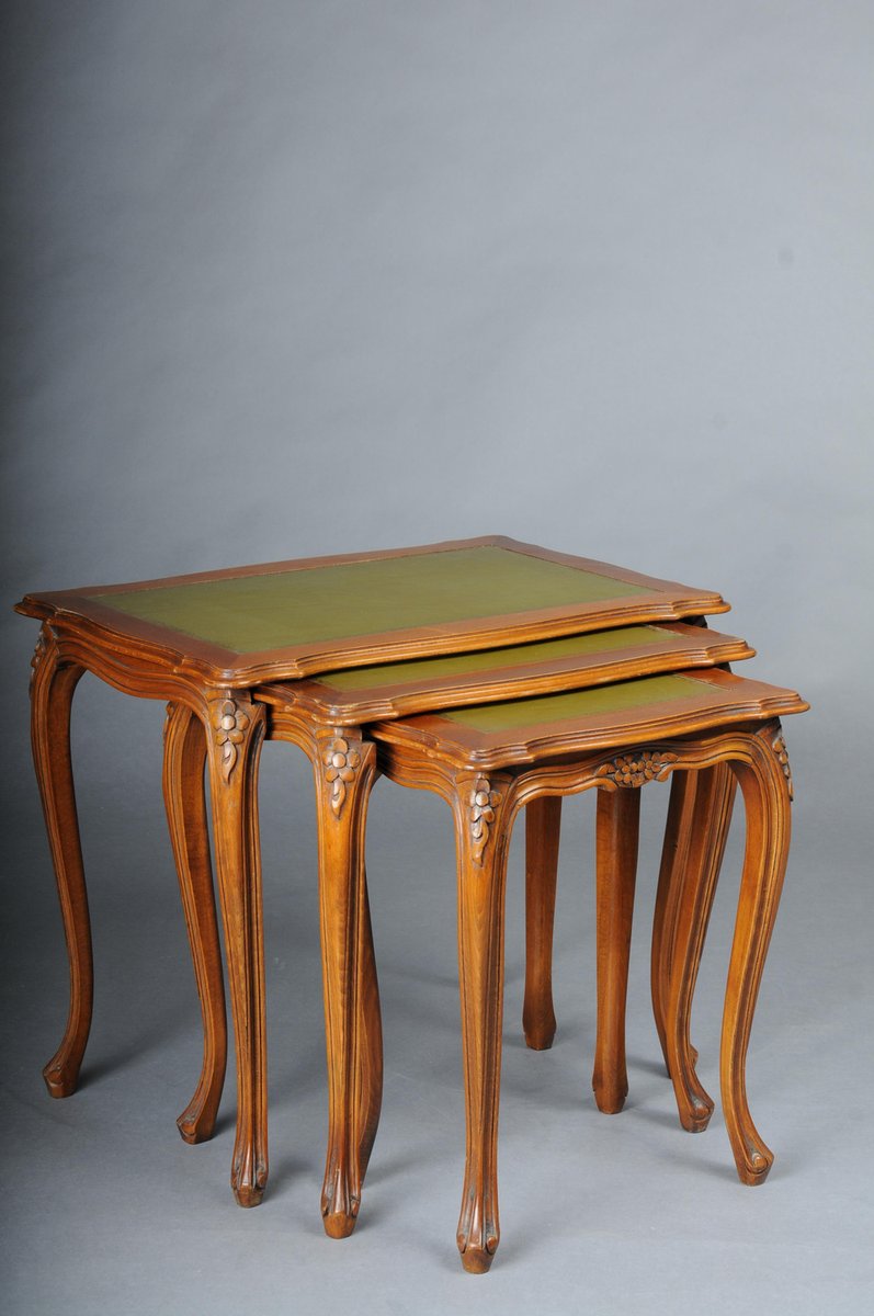 Rococo Side Tables, England, Set of 3 for sale at Pamono