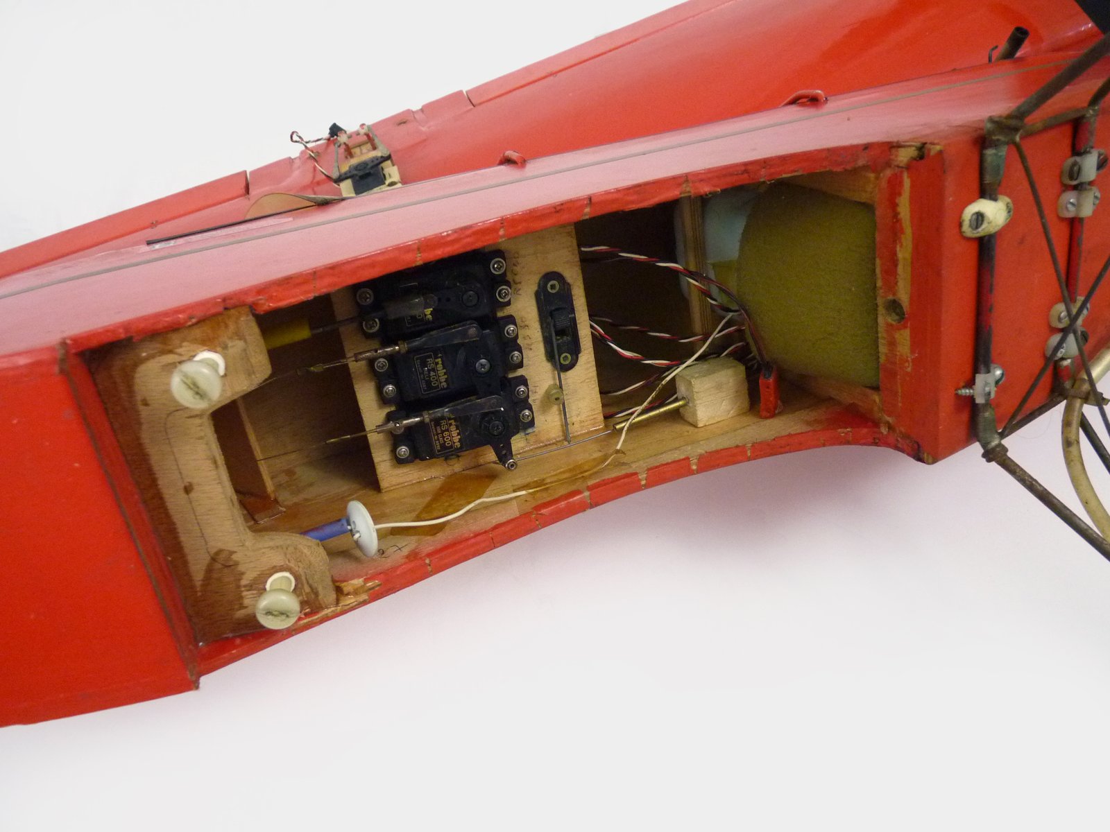 Large Model of D-Egue Biplane Aircraft, 1970s for sale at Pamono