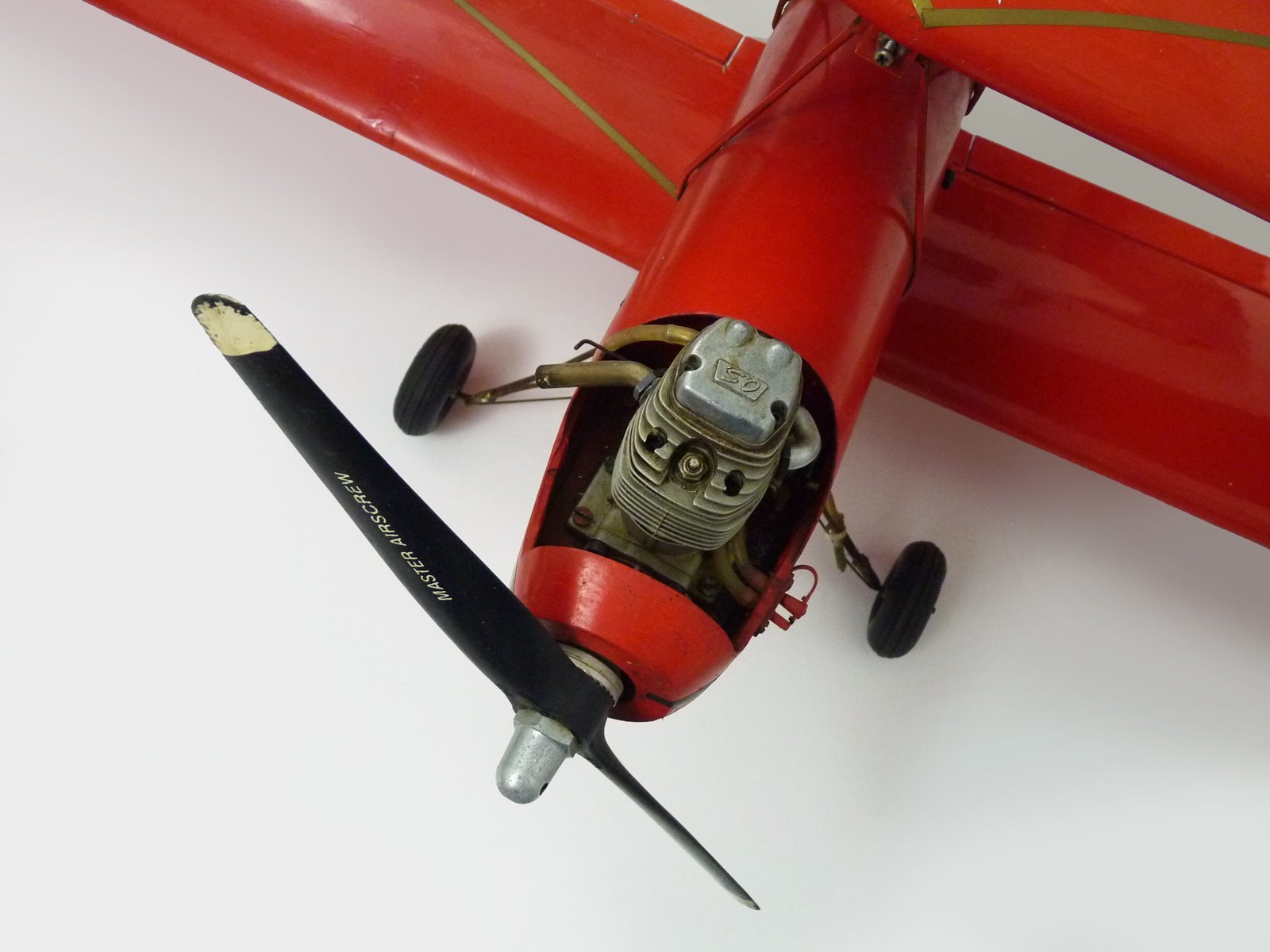 Large Model of D-Egue Biplane Aircraft, 1970s for sale at Pamono