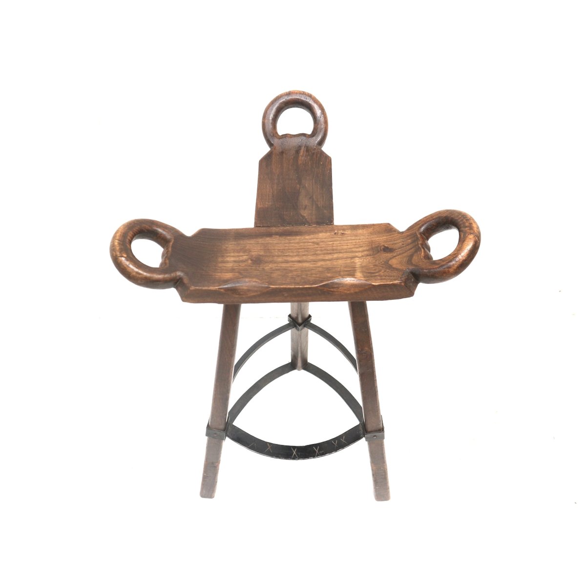 Vintage Spanish Brutalist Marbella Stools from Confonorm, 1970s, Set of ...