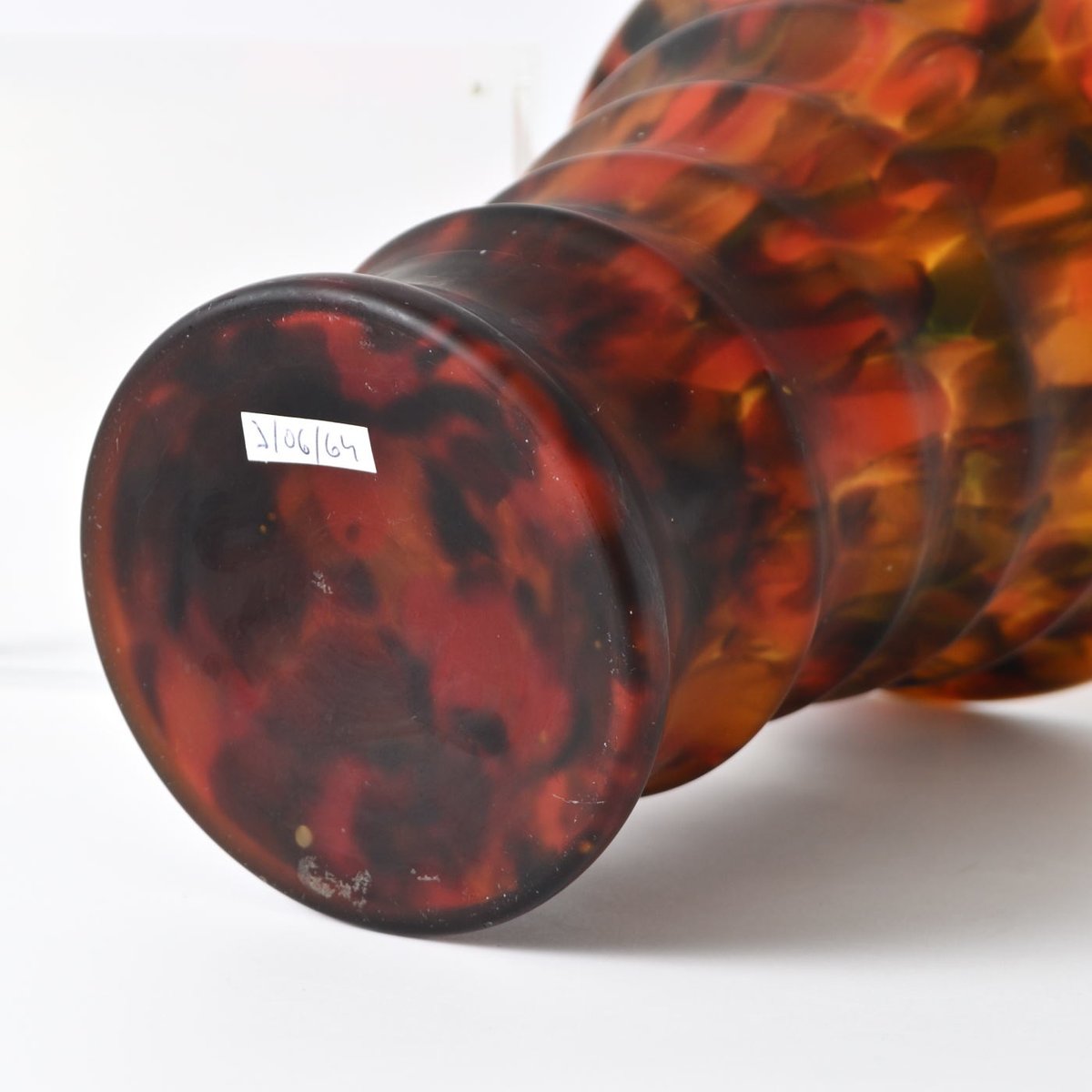 Art Deco Spatter Glass Vase from Anton Ruckl, 1920s for sale at Pamono