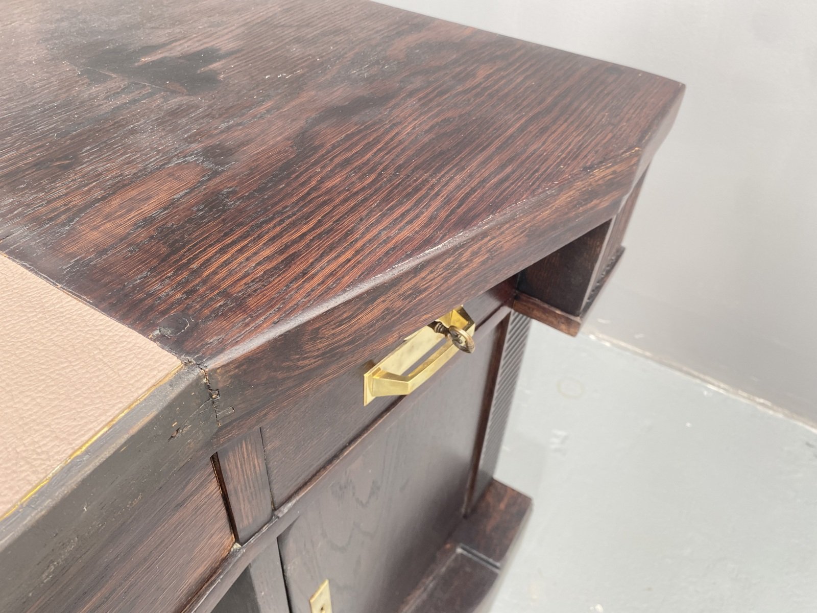 Early 20th Century Viennese Secession Oak Writing Desk, 1920s for sale ...