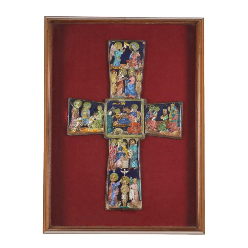 19th Century Reproduction of the Enamelled Cross of Paschal i for sale ...